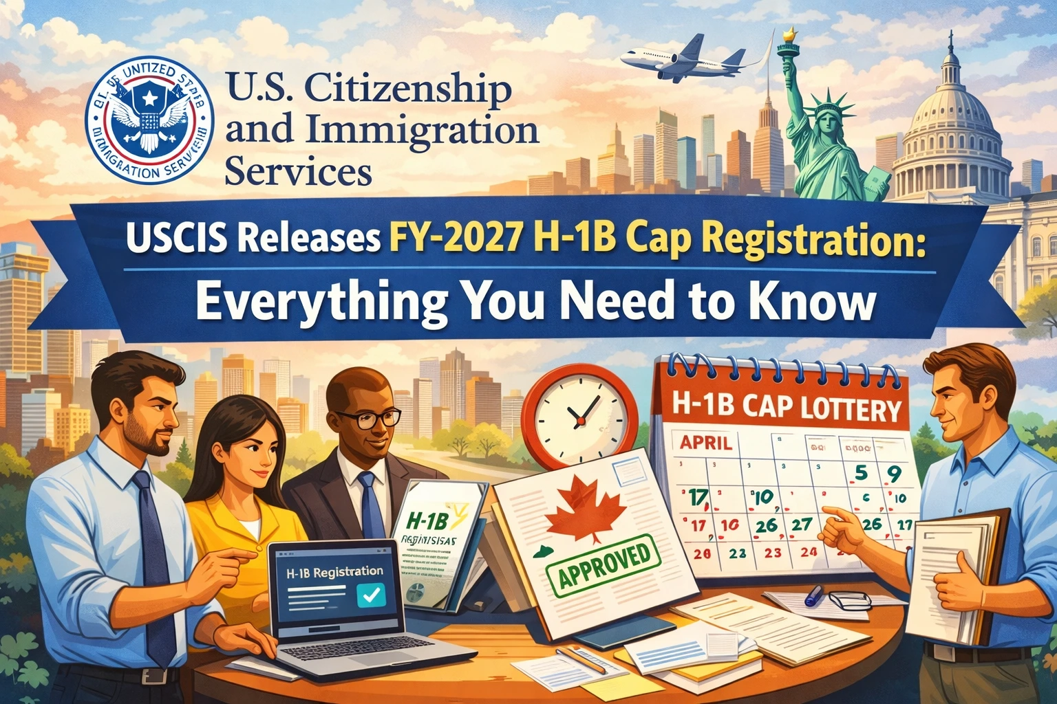 FY-2027 H-1B Cap Registration Announced: What Applicants Must Know